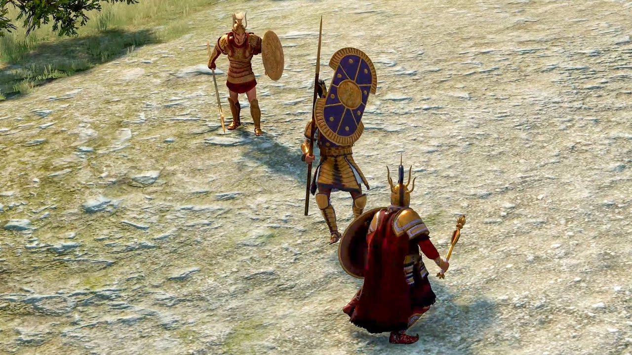 HECTOR & PARIS vs ACHILLES & AGAMEMNON - Total War TROY - YouTube