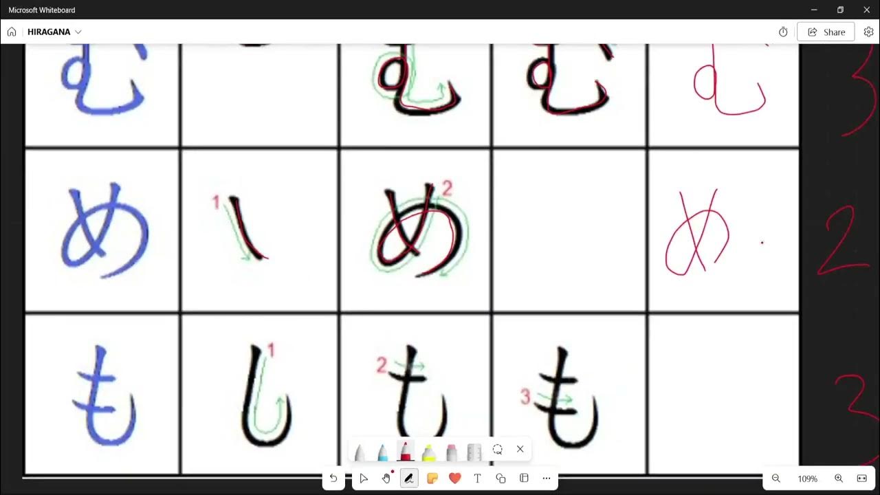 (PART 7) How to Learn Japanese from the Beginning HIRAGANA in ENGLISH ...