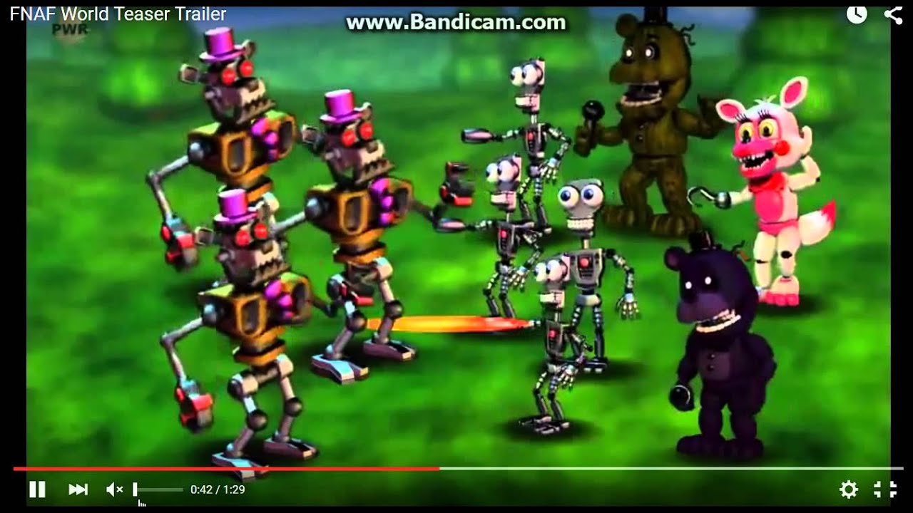 FNAF World Trailer!!!!!!!! - YouTube