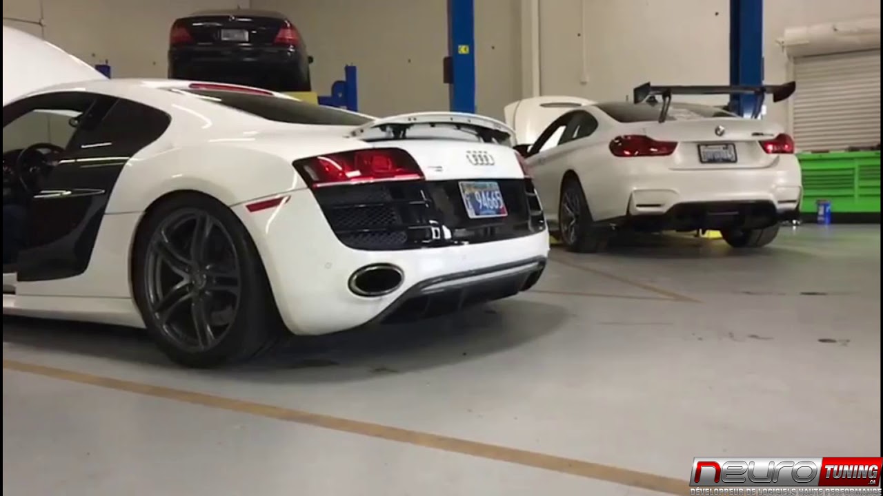 AUDI R8 2STEP / LAUNCH CONTROL INTO STOCK ECU MED9 - YouTube