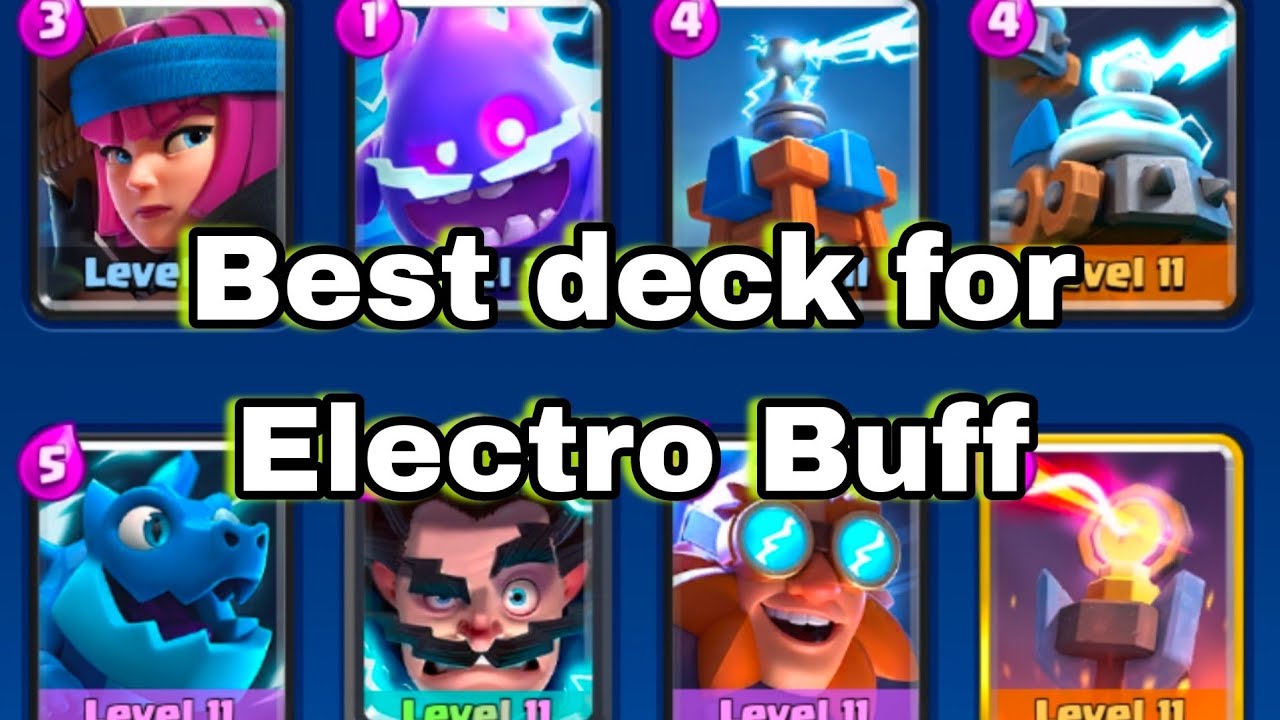 Best deck for Electro Buff Electro Birthday. #clashroyale #bestdeck - YouTube