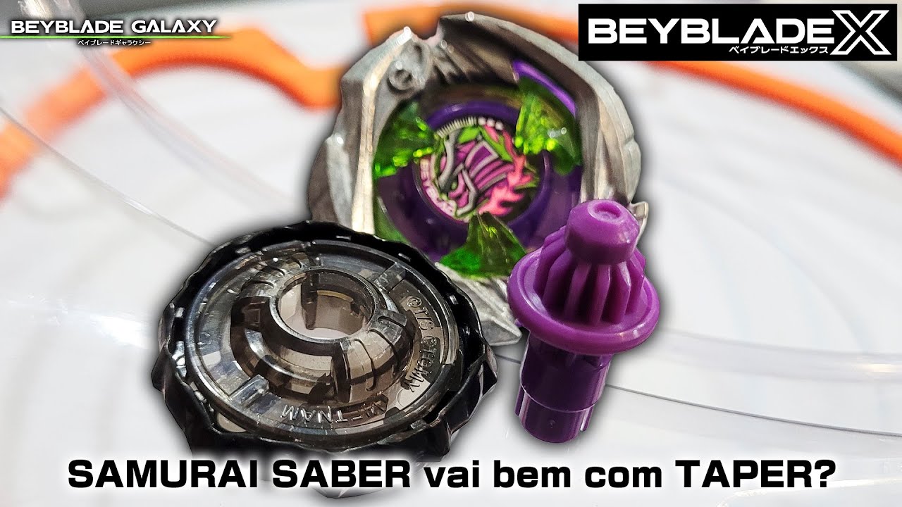 O Equilíbrio do SAMURAI SABER 9-60T [Beyblade X ベイブレードX] - YouTube