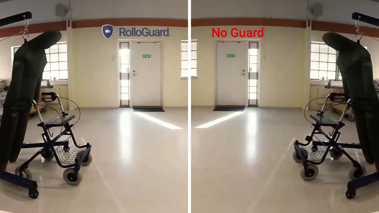 RolloGuard - Fall Prevention for rollators and wheeled walkers - YouTube