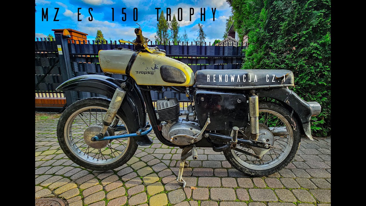 Renowacja MZ ES 150 TROPHY cz.1 #mz #es150 #trophy #mztrophy #2k #2024 ...