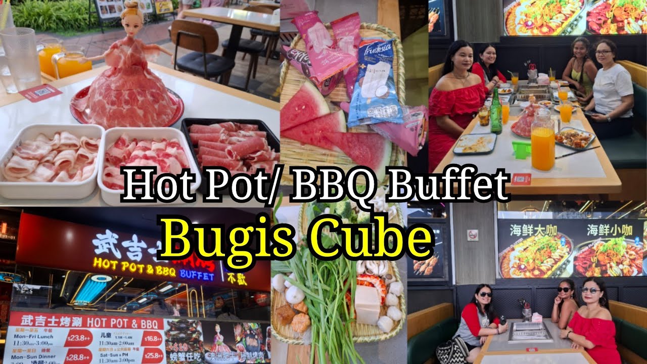 Hot Pot/ BBQ Buffet at Bugis Cube || Jovelyn Mirambel - YouTube