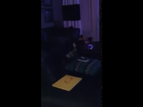Little boy falls off couch - YouTube