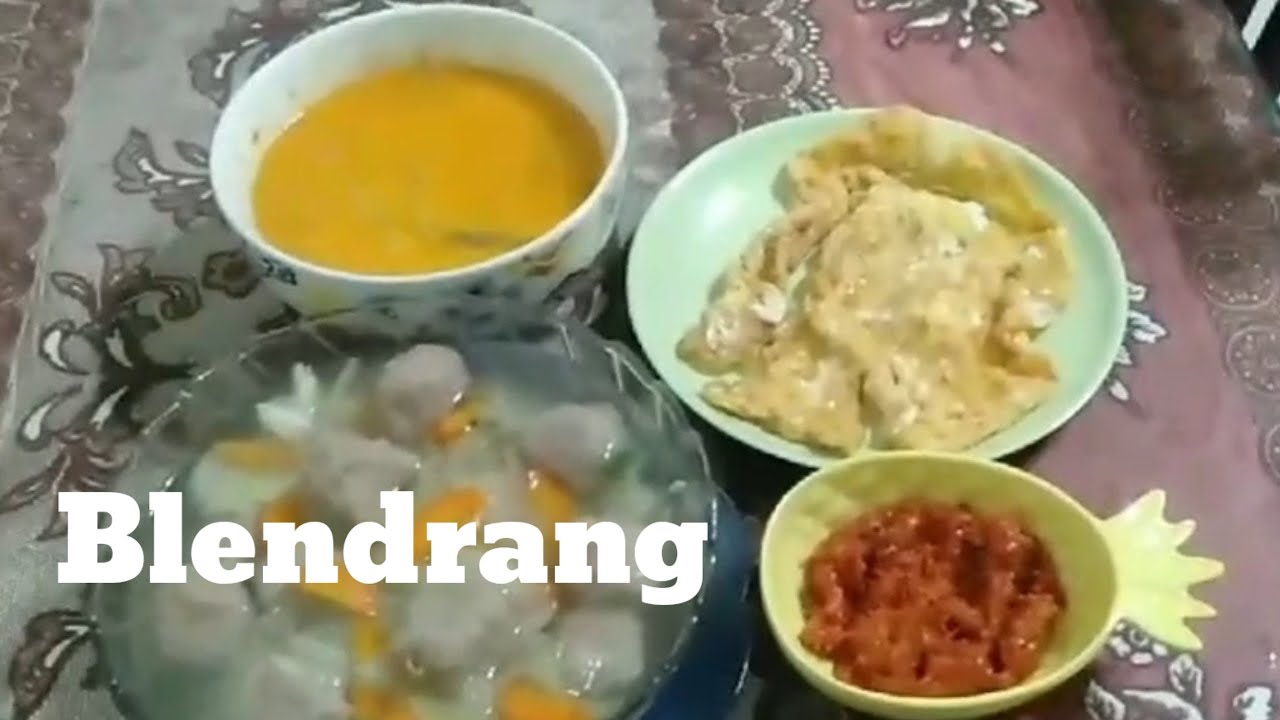 Sayur Blendrang 👍 Lauk Telur Dadar@Bundajessen - YouTube