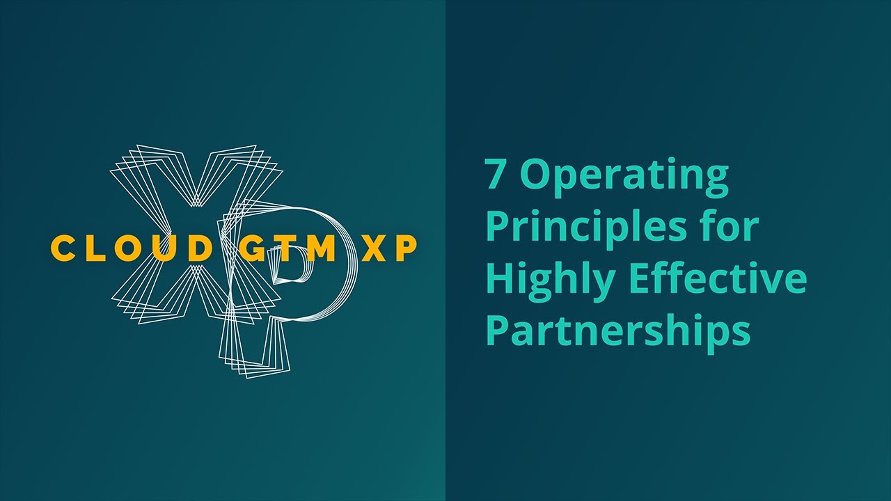 7 Operating Principles for Successful Partnerships - YouTube