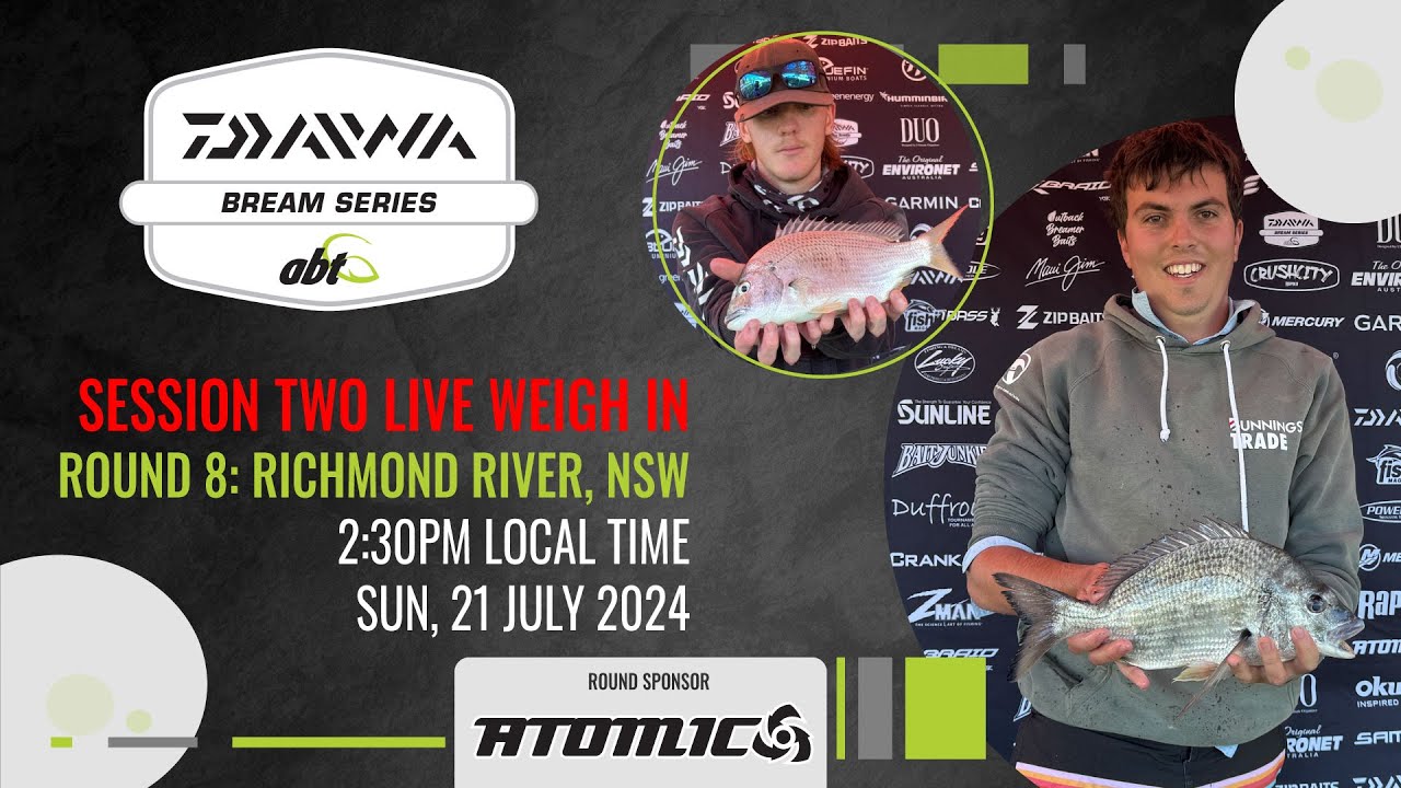 2024 Daiwa BREAM Series | Atomic Richmond River Session TWO LIVE Weigh ...