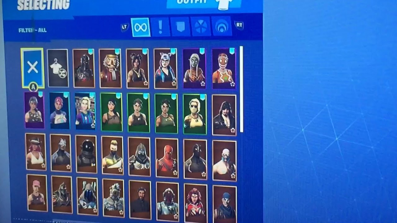 My locker OG (50 +Skins - YouTube