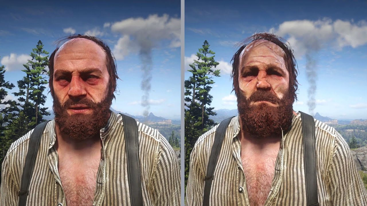 RDR2 - Terrible changes in Tommy's face after Arthur's fists - YouTube