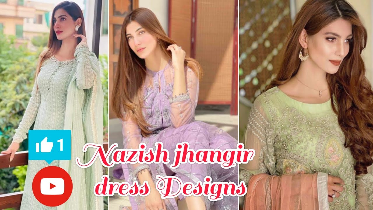 latest dress design for girl's ladies nazish jhangir dress design ...