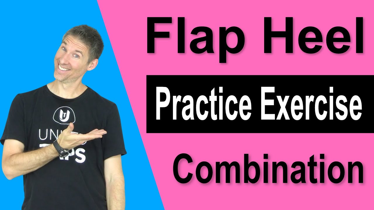 Flap Heel Practice Exercise Combination - Beginner Tap Lesson - YouTube