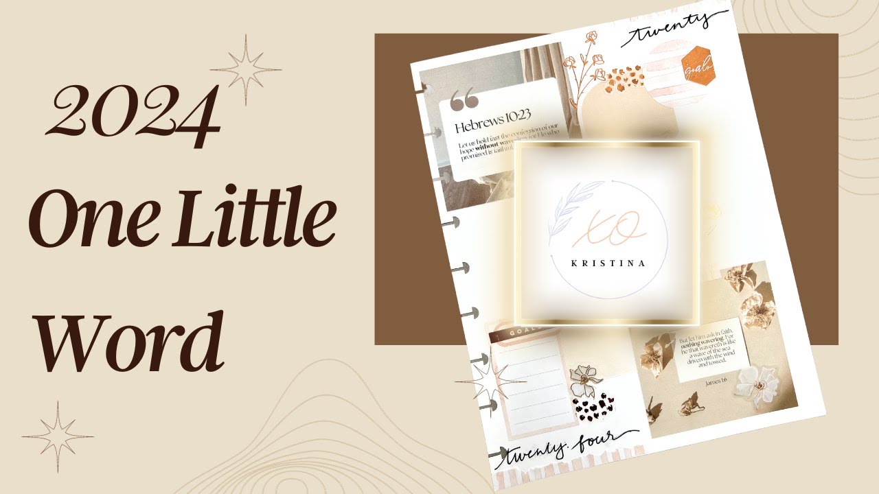 My 2024 One Little Word - YouTube