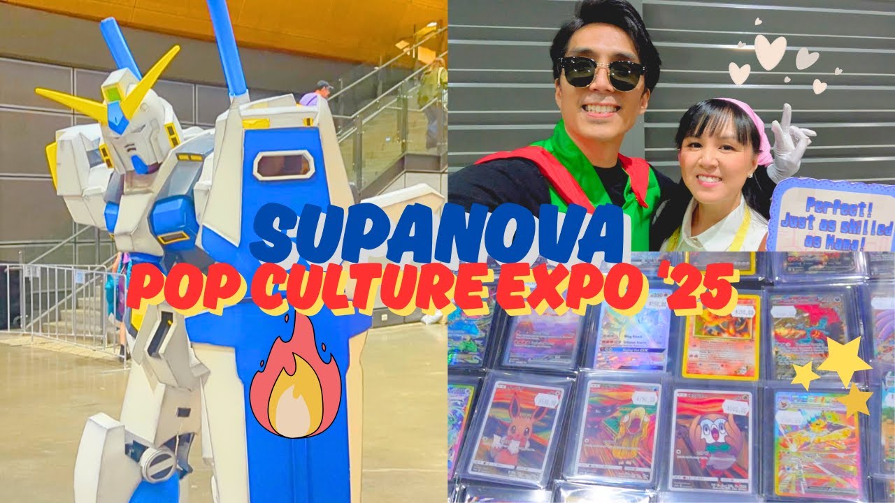 supanova sydney 2025 vlog // comic con, cosplay, tcg hunting, anime ...