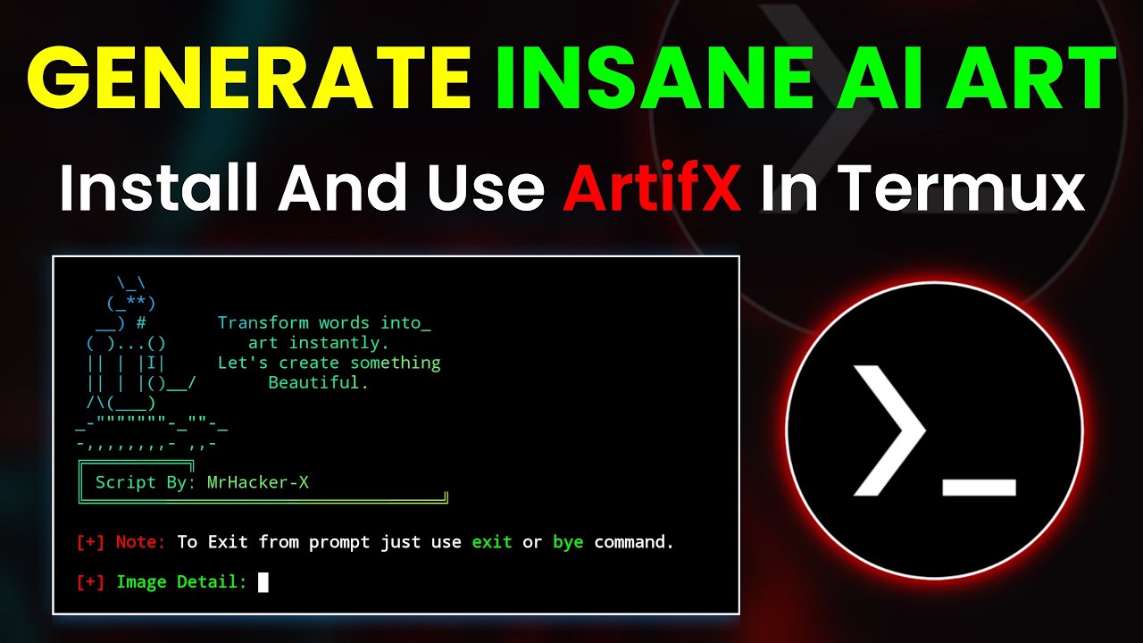 How To Generate Insane AI Art In Termux | By Technolex - YouTube