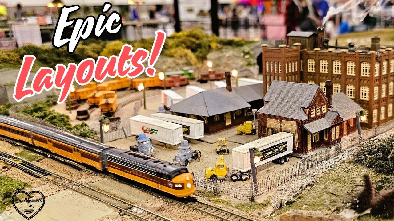 Full tour of one of the BEST Model railroad shows in the Midwest - YouTube