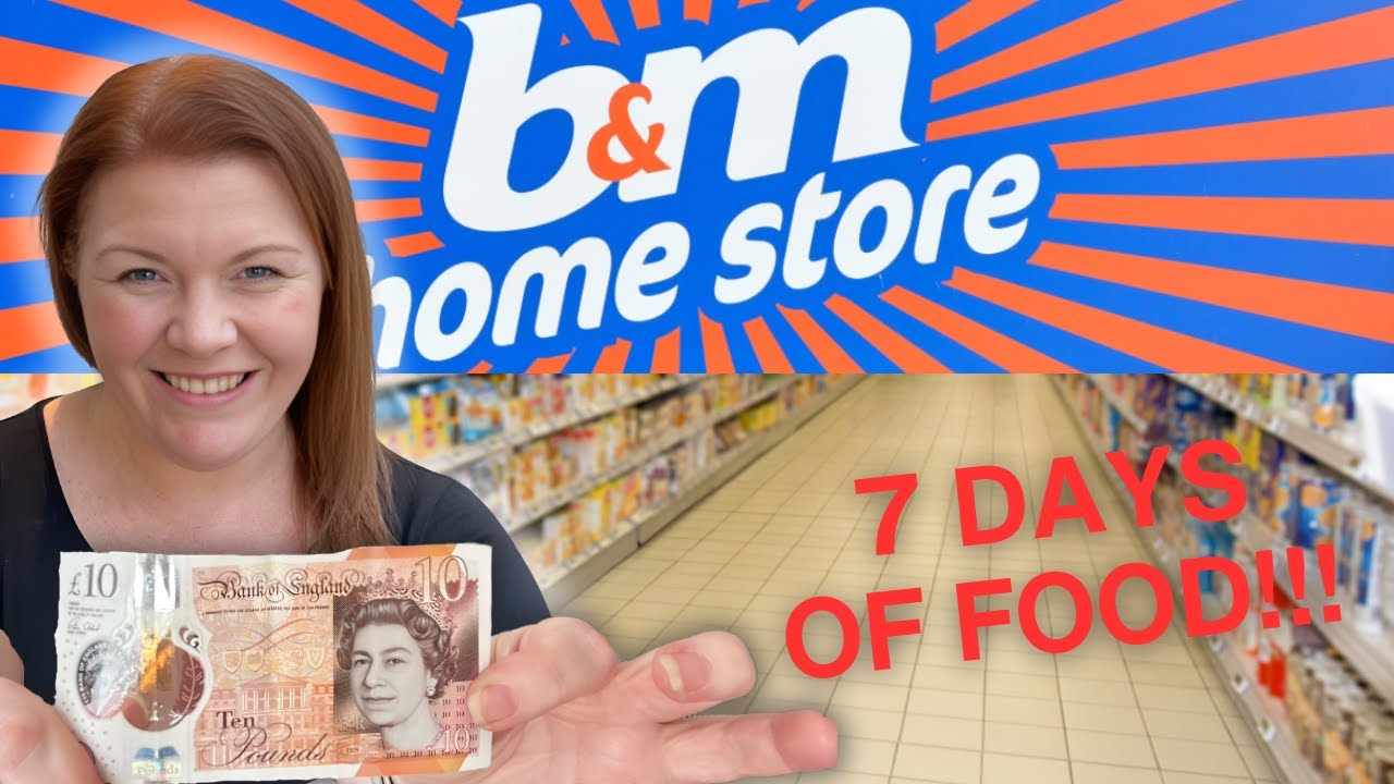 I ACCIDENTALLY ate for the week for less than a tenner! B&M Food shop ...
