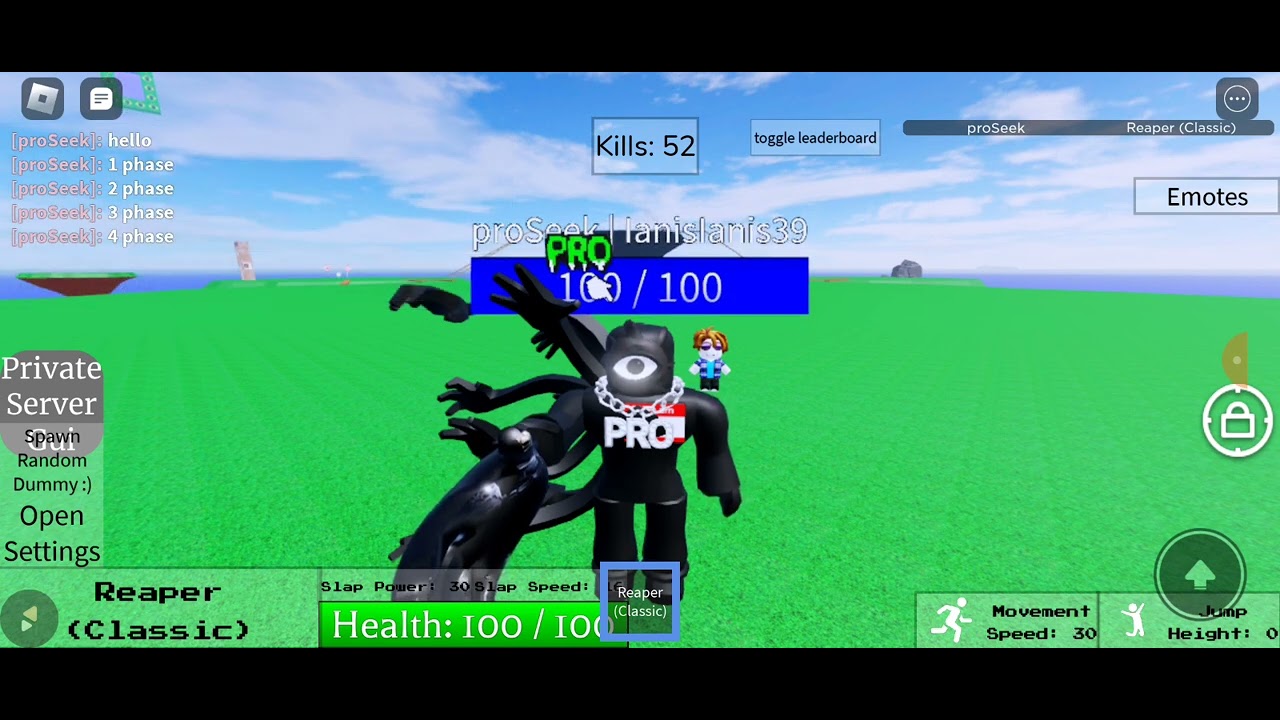 slap battles: combat all reaper phases (classic reaper) - YouTube