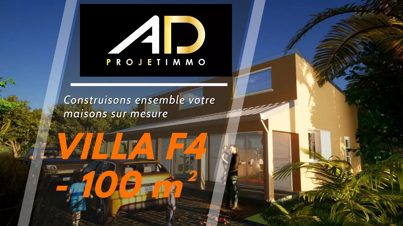 AD PROJET IMMO - Villa F4 - 100m² - Cambourg (97 470 Saint-Benoit ...
