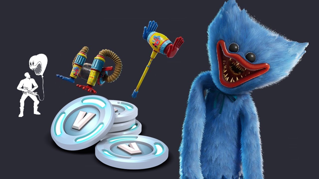 HOW MANY V-BUCKS WILL THE HUGGY WUGGY (POPPY PLATIME) SKIN COST IN ...
