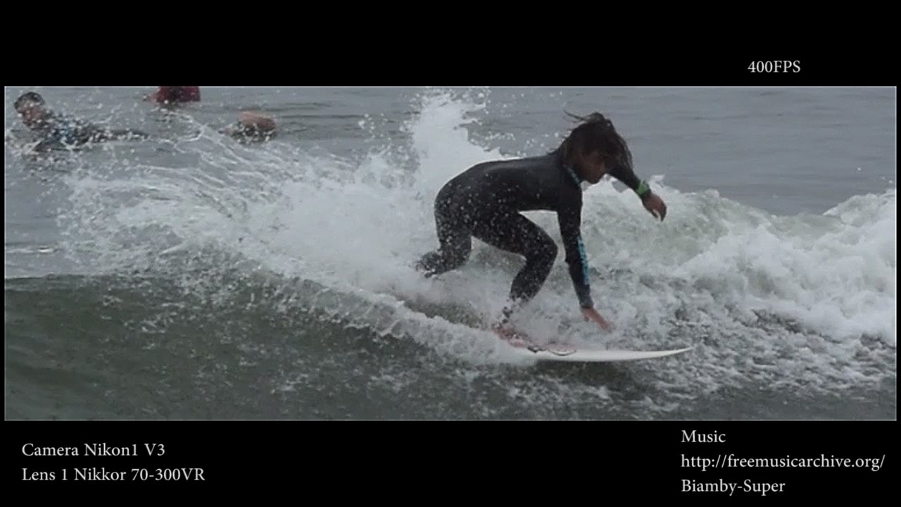 Slow motion Surfing Nikon V3 サーフィン スローモーション - YouTube