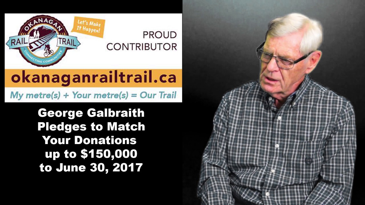 George Galbraith Pledges To Match $150,000 - YouTube