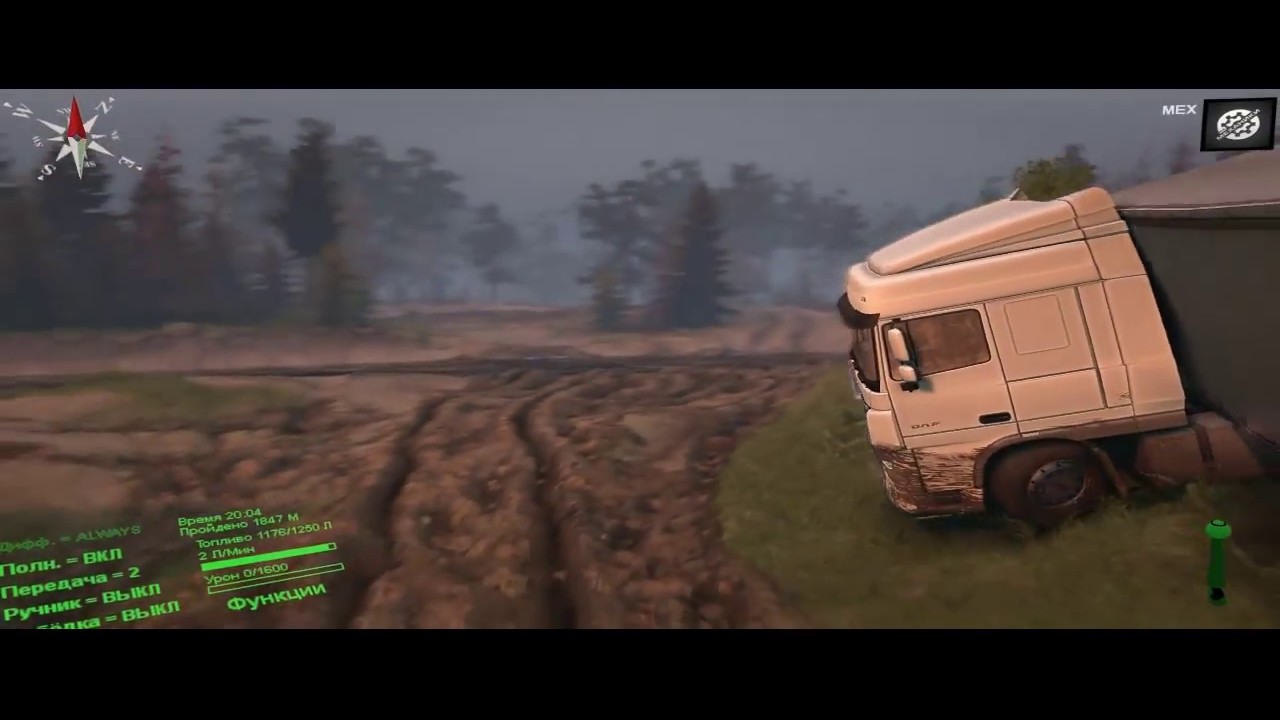 Spintires РП Ситуация вытаскиваем фуру - YouTube