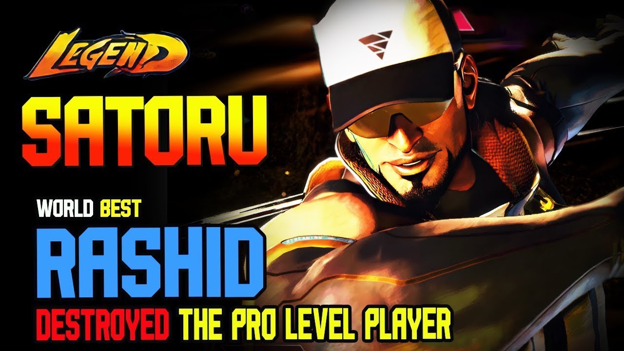 SF6🔥 Satoru (RASHID) Killing Gameplay ! Defeat Pro Players 🔥Best Top ...