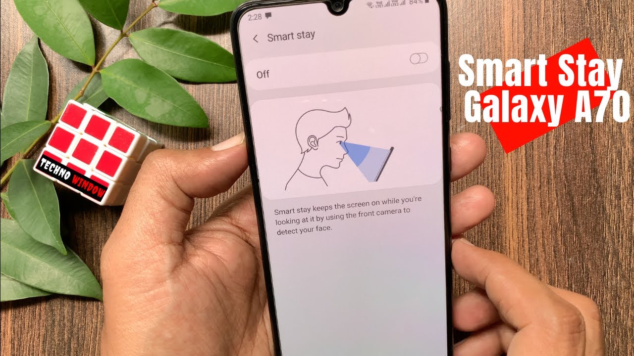 How To Enable Smart Stay In Samsung Galaxy A70 - YouTube