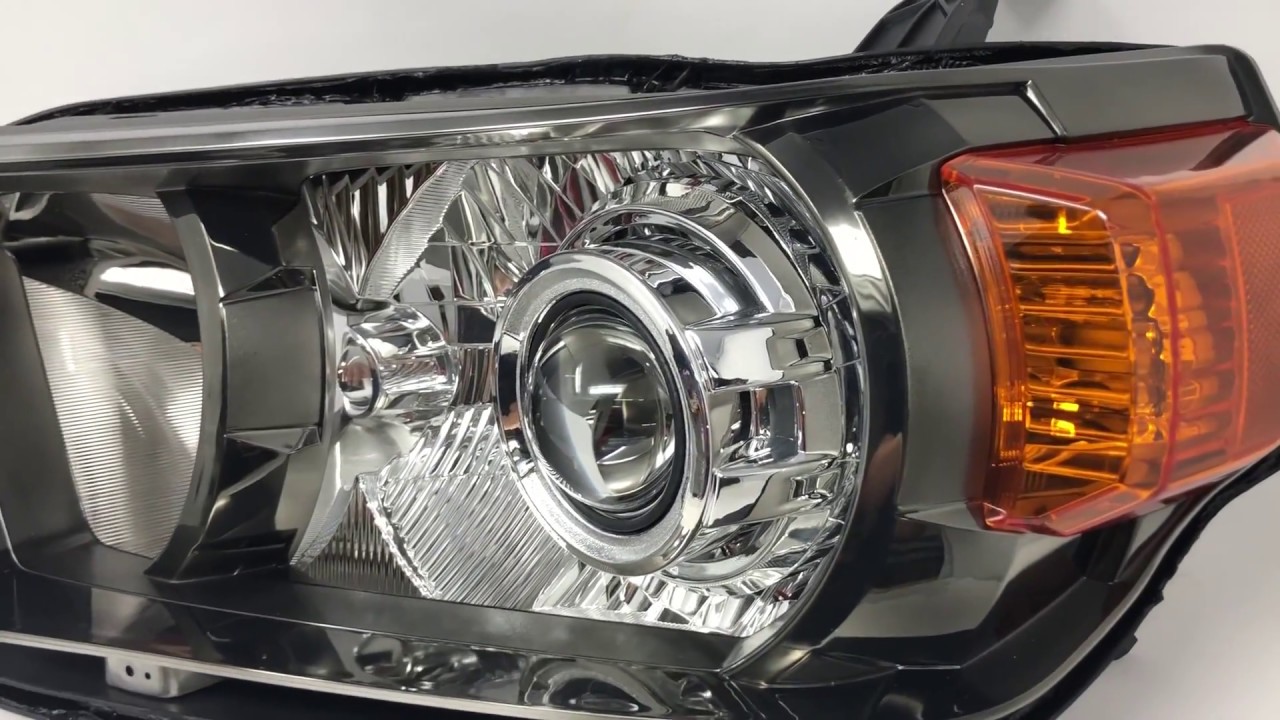 2010-2013 Toyota 4Runner LED Projector Retrofit Headlights - YouTube