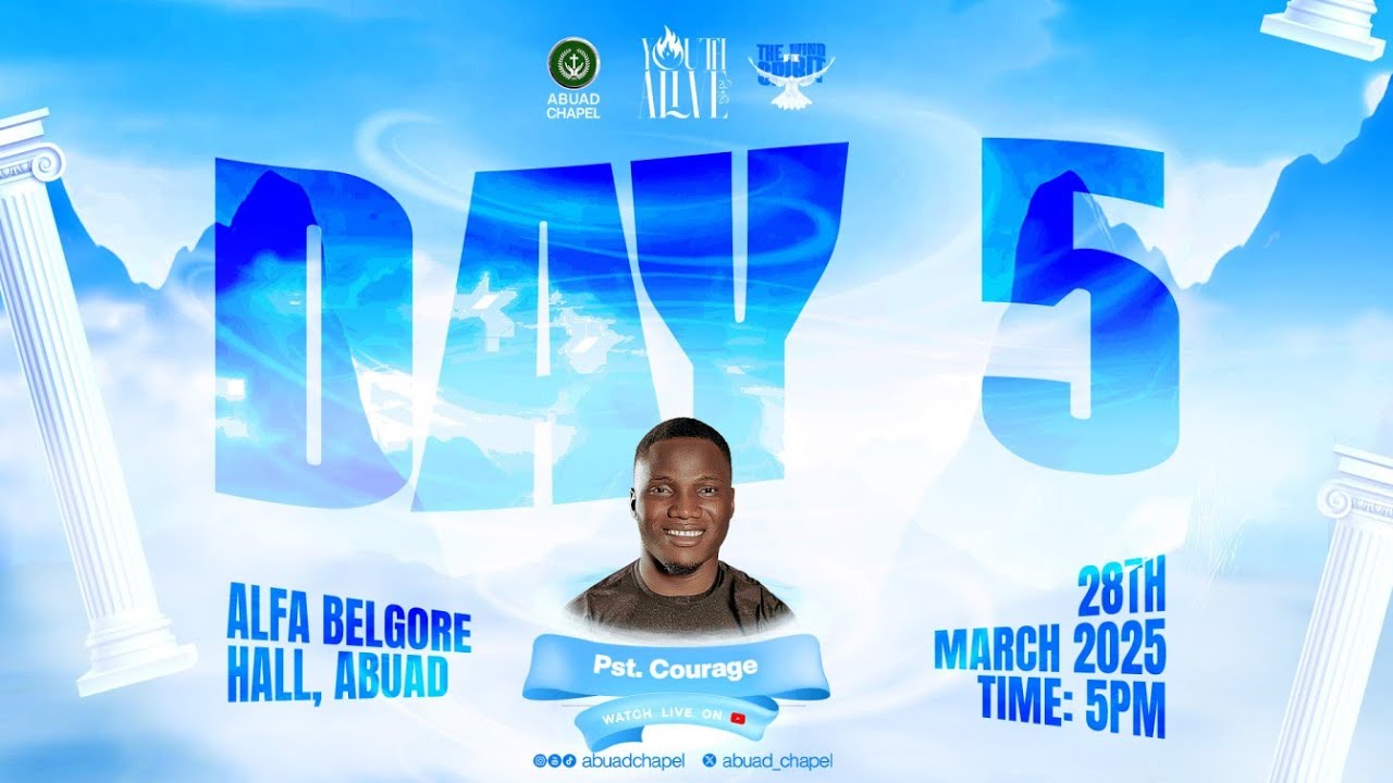 DAY 5 || WIND OF THE SPIRIT || YOUTH ALIVE 2025 || 28TH MARCH 2025 ...