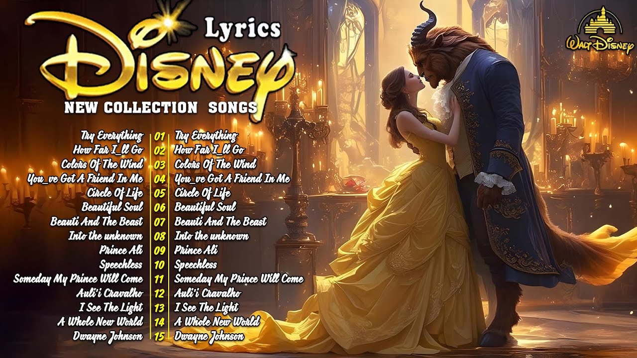 Top Classic Disney Songs With Lyrics 🎶Best Playist Disney Songs 💖 The ...