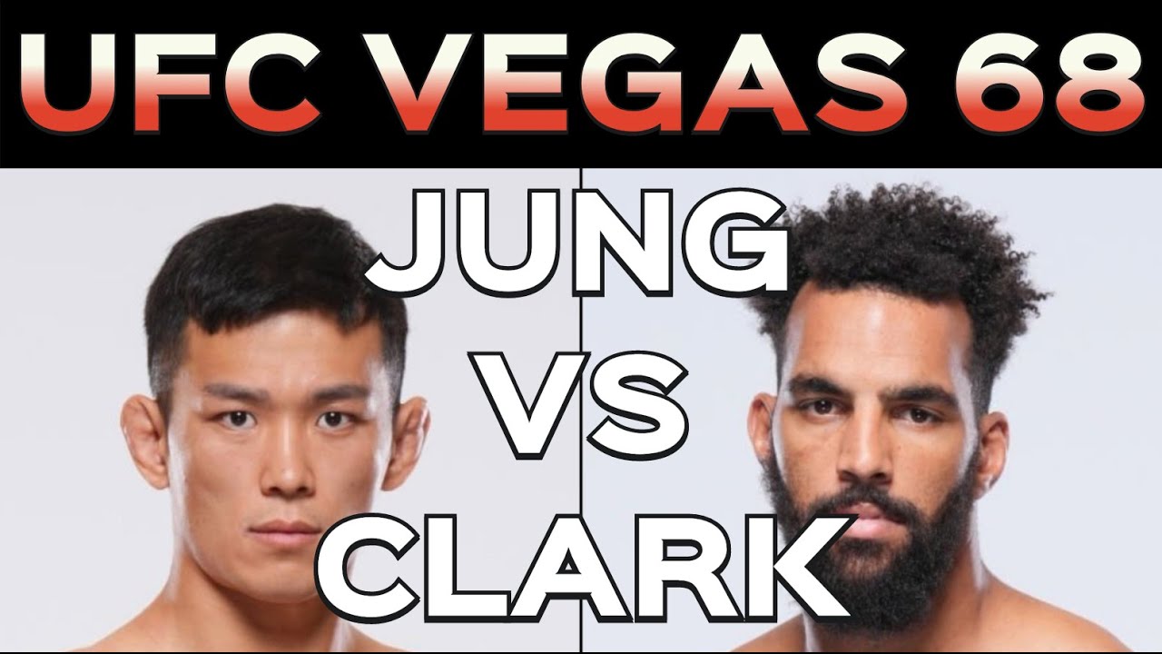 UFC Vegas 68: Da Un Jung vs. Devin Clark Fight Pick - YouTube