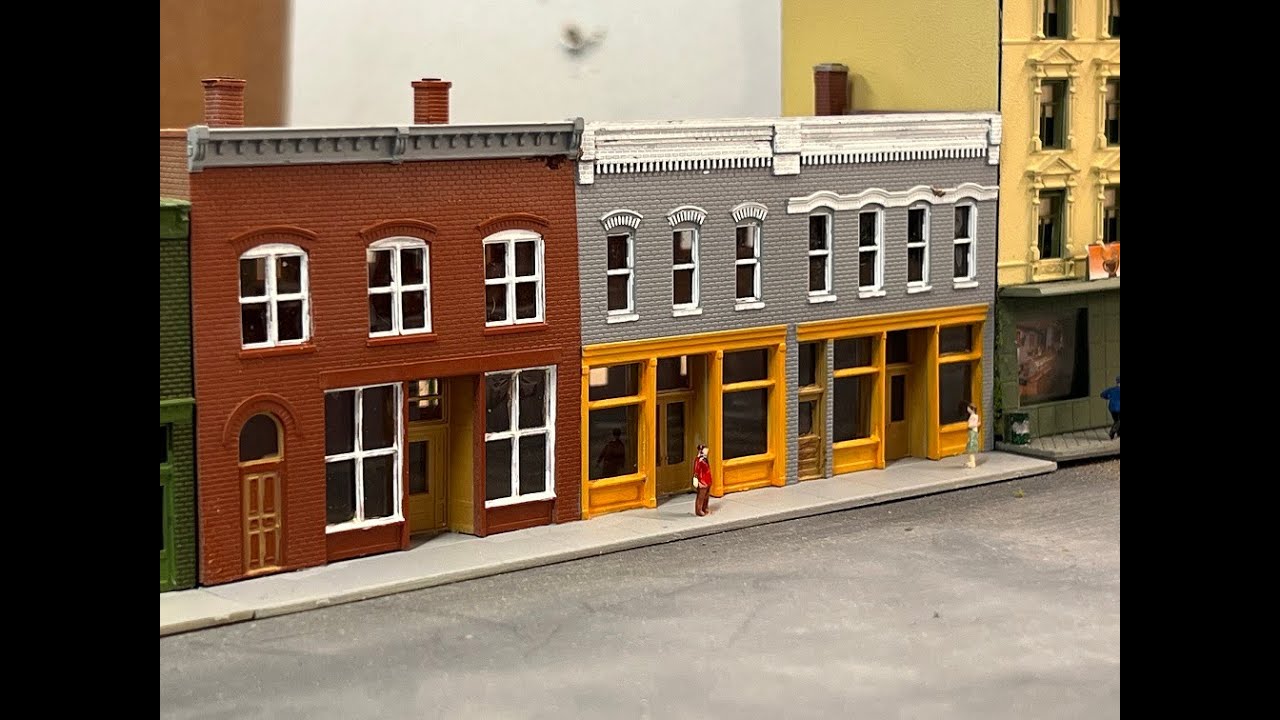 Walthers Merchant Row 3 N Scale Build / Review - YouTube