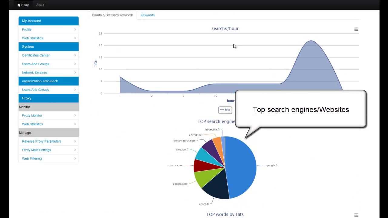 Proxy statistics: Statistics of search words/phrases - YouTube