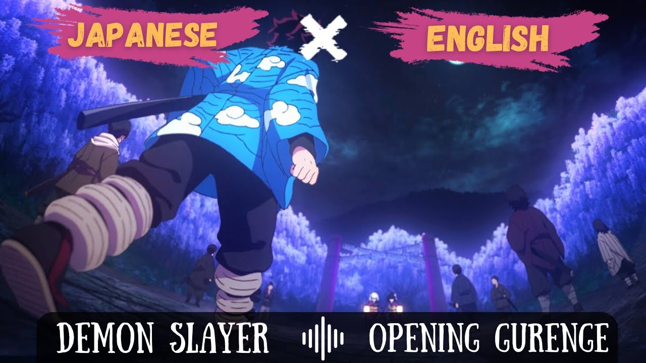 Gurenge opening - Demon Slayer | English x Japanese cover song - YouTube