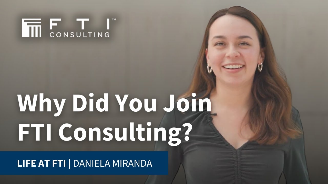 Daniela Miranda on Working at FTI Consulting Spain - YouTube