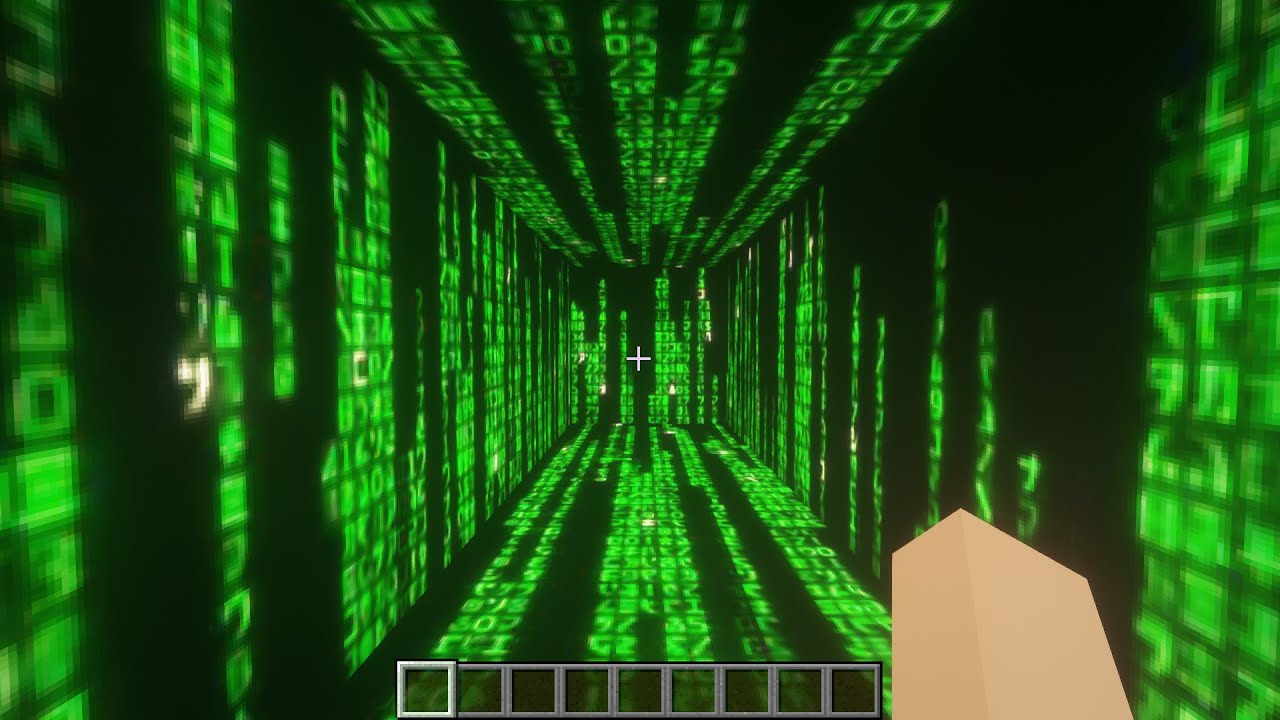 Minecraft, but it's the Matrix... - YouTube