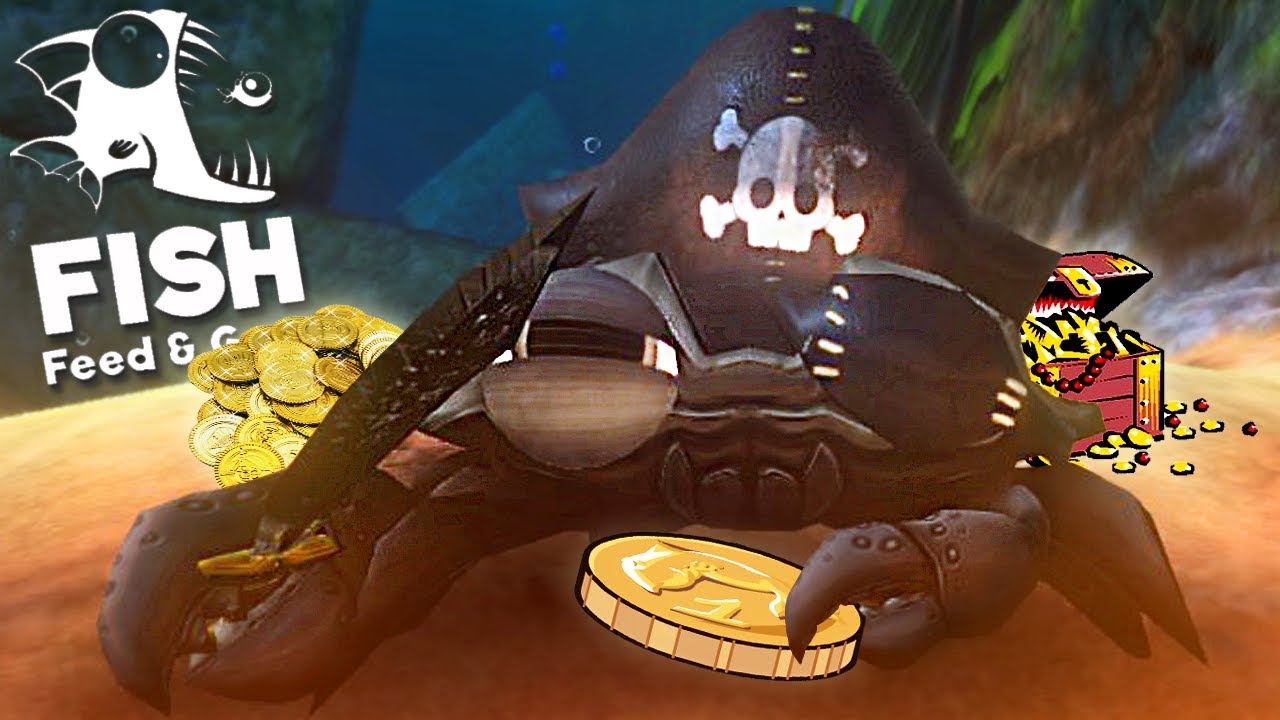Feed and Grow Fish - Caranguejo Pirata, Lutando Contra Tubarões! | (#14 ...