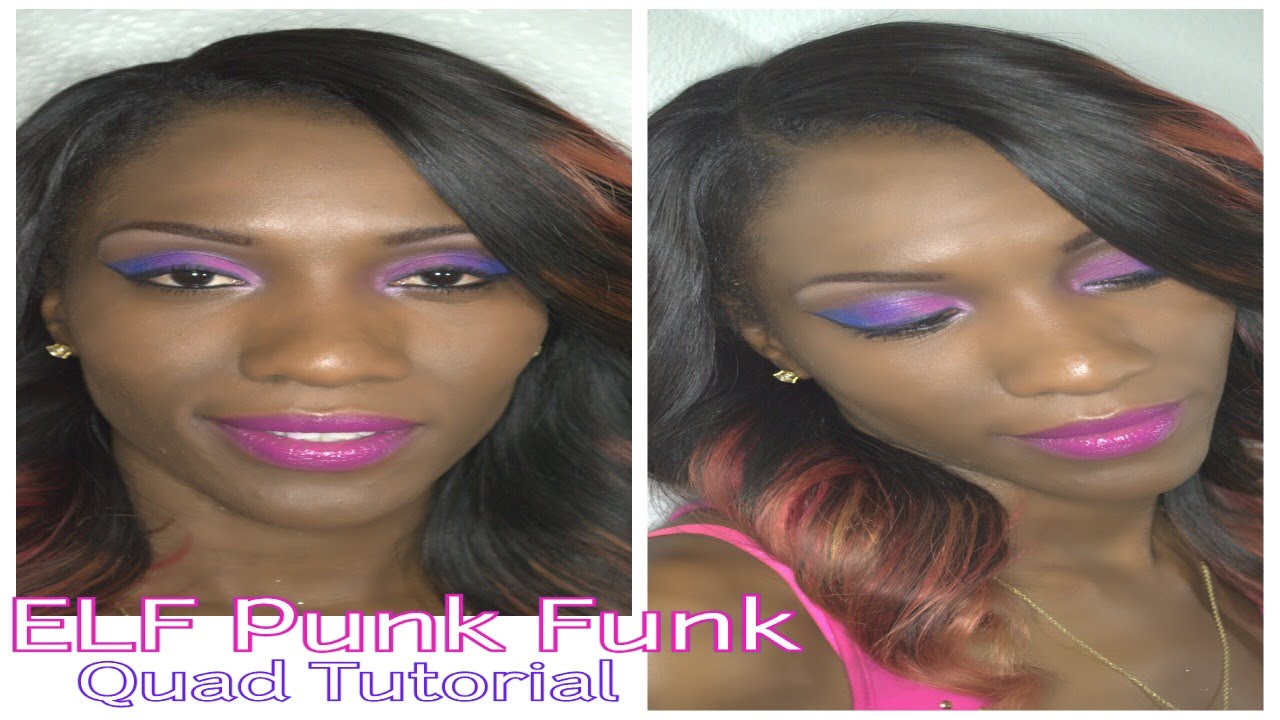 Funky Pink MakeUp Tutorial W/ELF|TerhiaLavonTv - YouTube