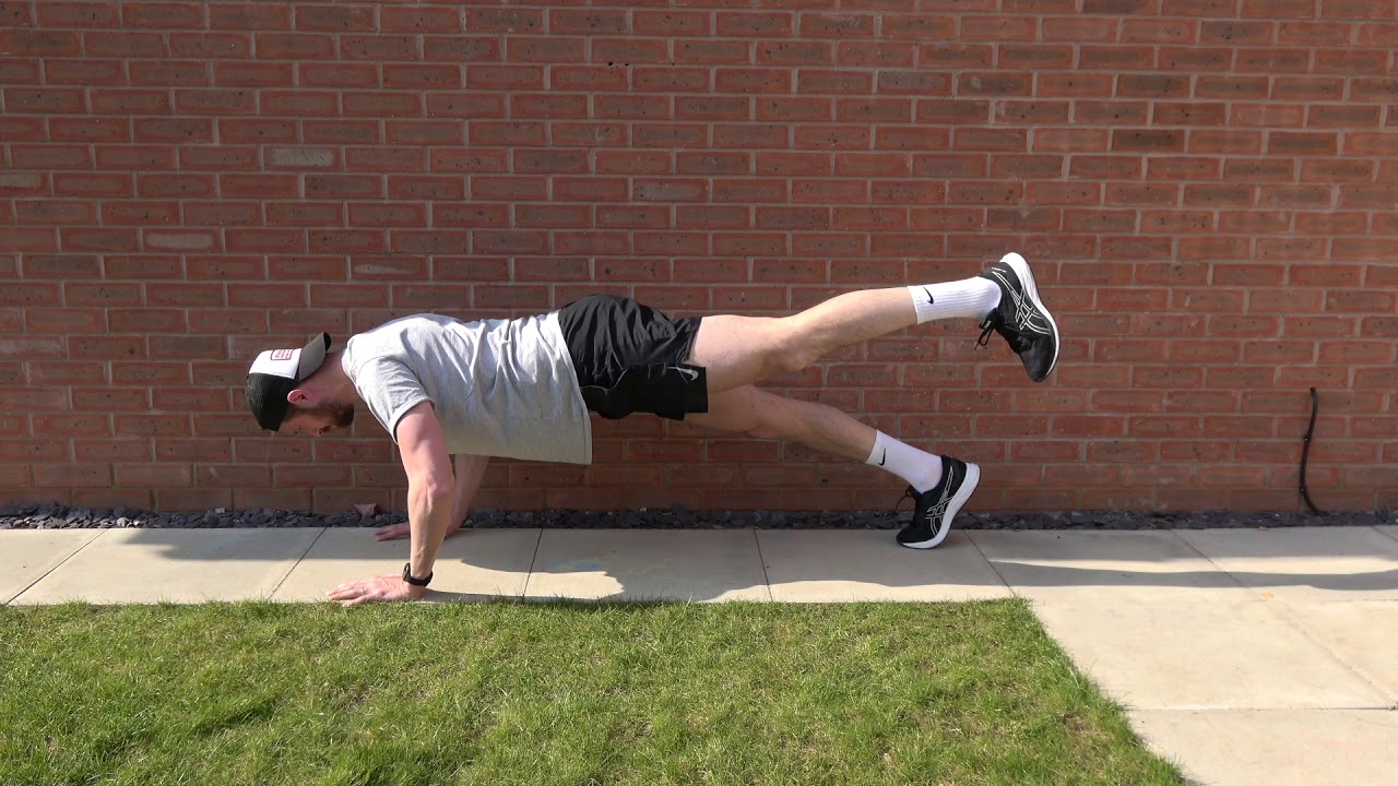 Press Up (One-Foot Off) - YouTube