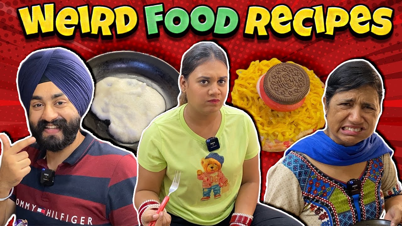 Trying Weird Food Recipes | SOS- Simar On Screen - YouTube