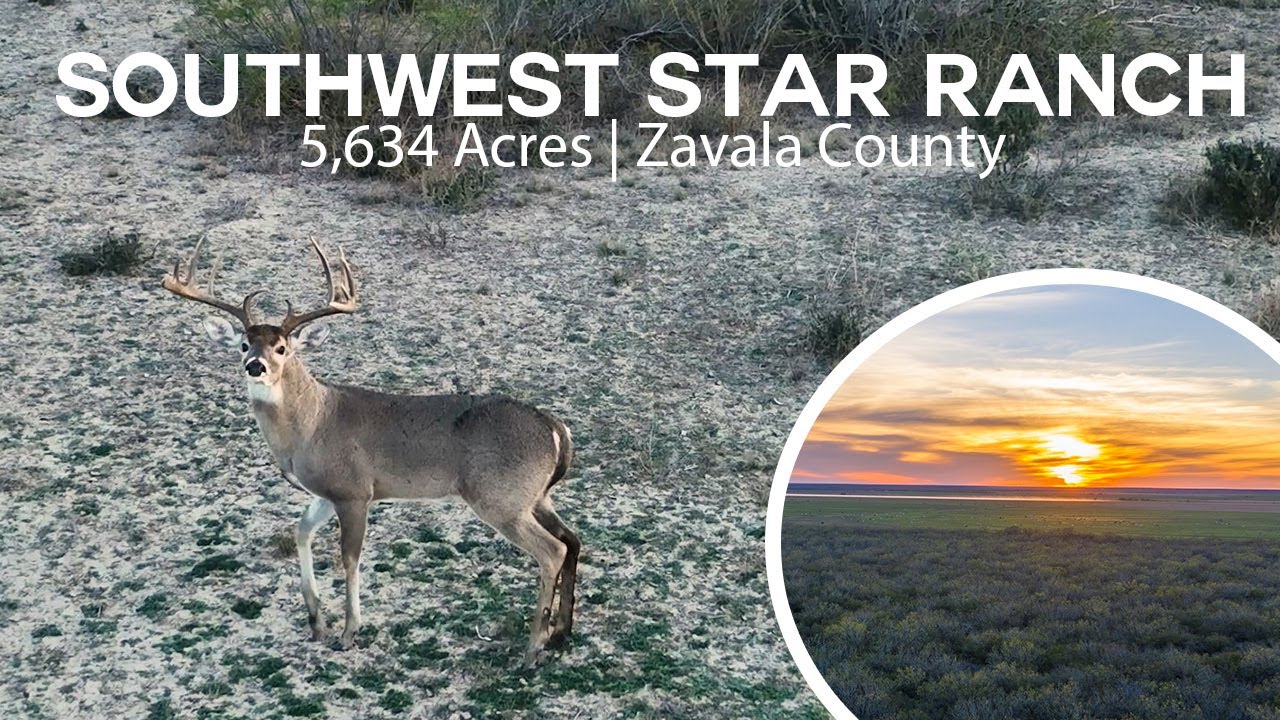 INCREDIBLE South Texas Hunting Ranch | Southwest Star Ranch | 5,634 ...