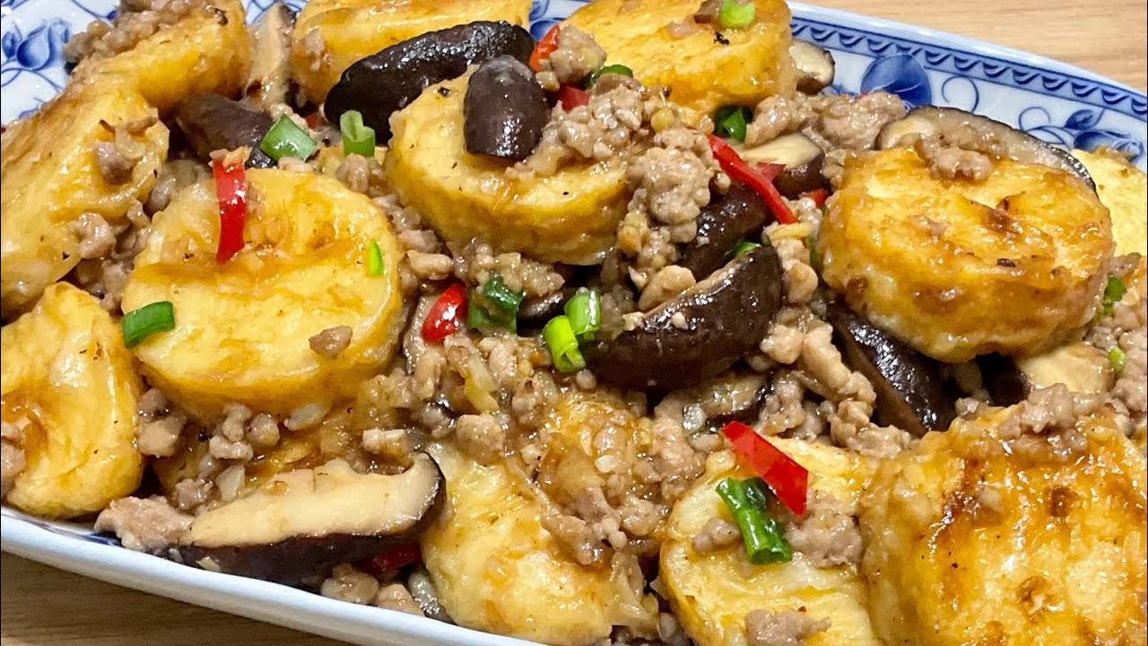 How to cook the best minced meat tofu the right way not too watery nor ...