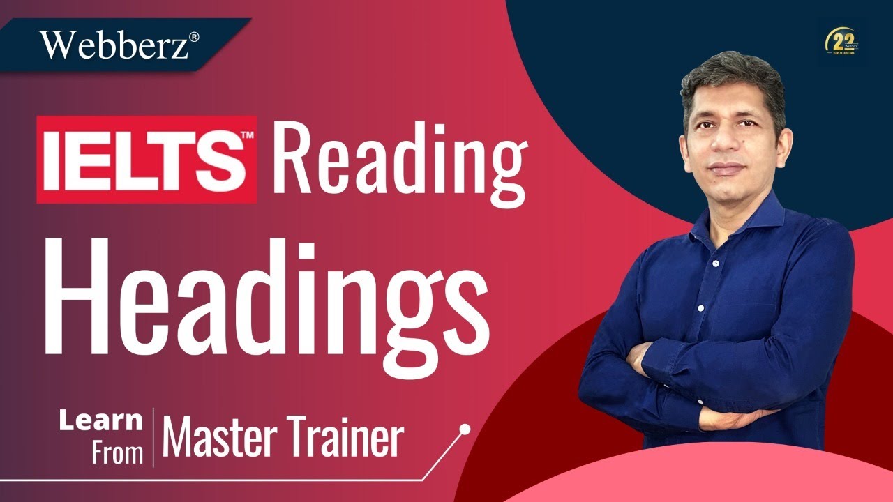 IELTS | Reading | Headings | Tips and Exercise | www.webberz.in - YouTube