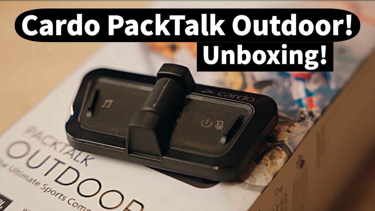 Cardo's NEW PackTalk Outdoor Unboxing - YouTube