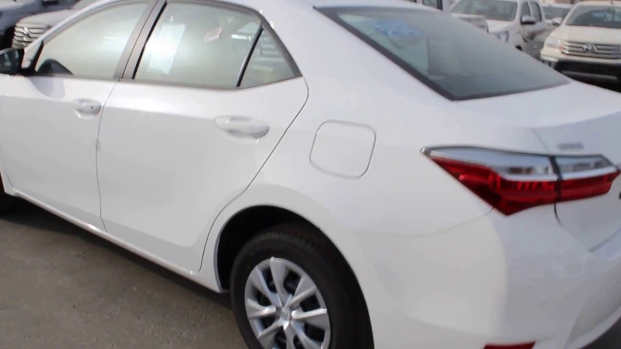 Toyota Corolla 1.6L XLi Petrol Automatic 2018 Model - White - YouTube