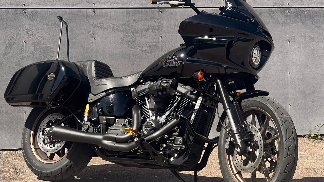 Harley-Davidson Low Rider ST Walk around + Bassani Road Rage sound ...