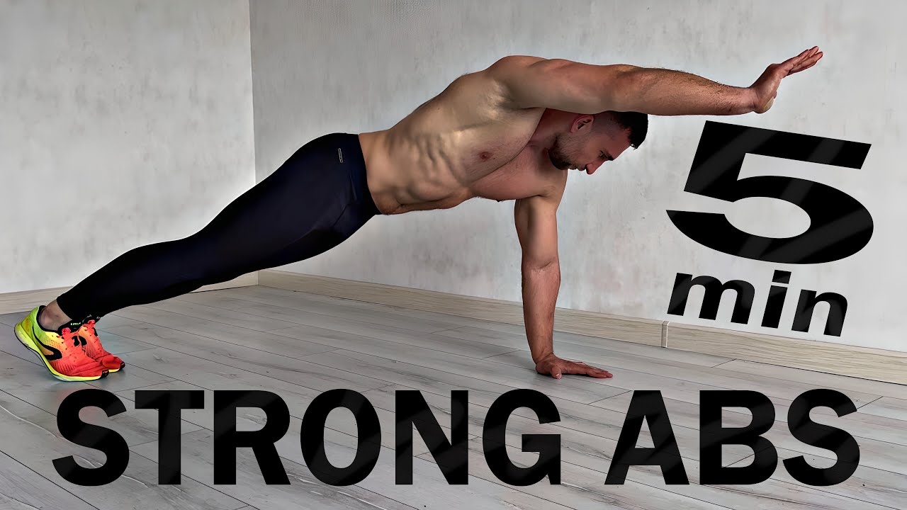 GET STRONG ABS at home! 5 not ordinary exercises! - YouTube